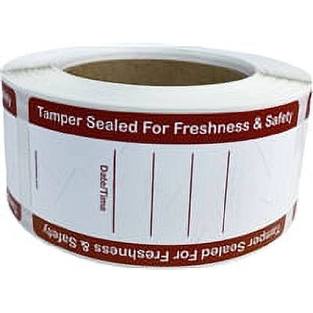 Tamper Evident Food Packaging Labels for Business Supplies - Walmart ...