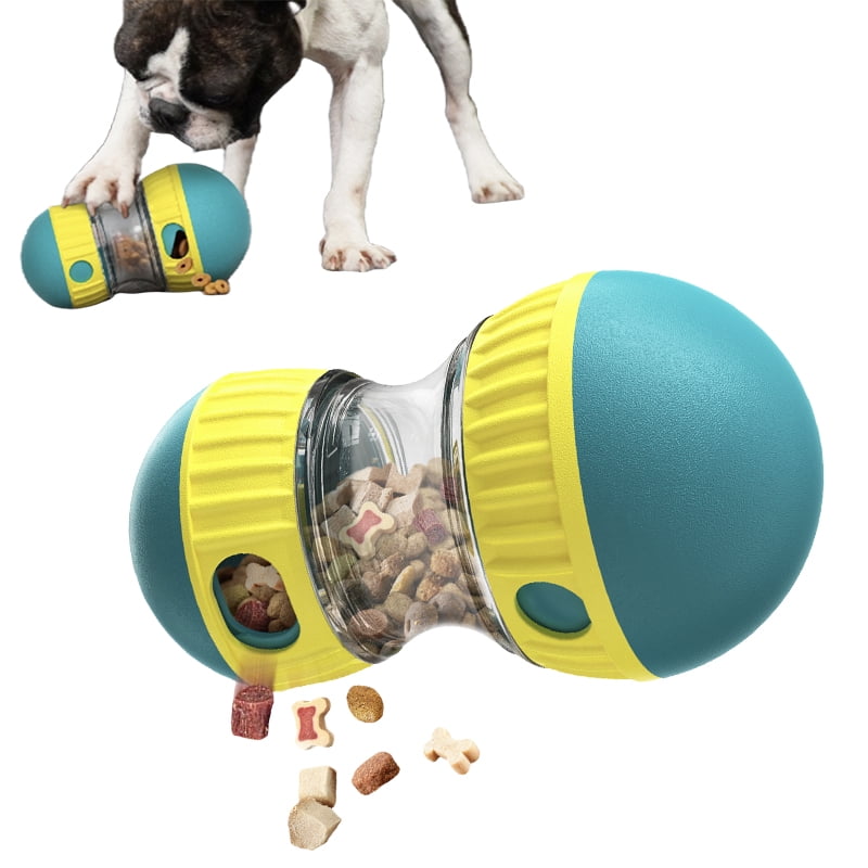 Food Dispensing Dog Toy Tumbler Leaky Food Ball Puzzle Toys Interactive ...
