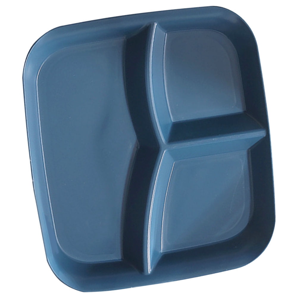 Food Divided Plate Reusable Compartment Tray Dried Fruit Snack Plate ...
