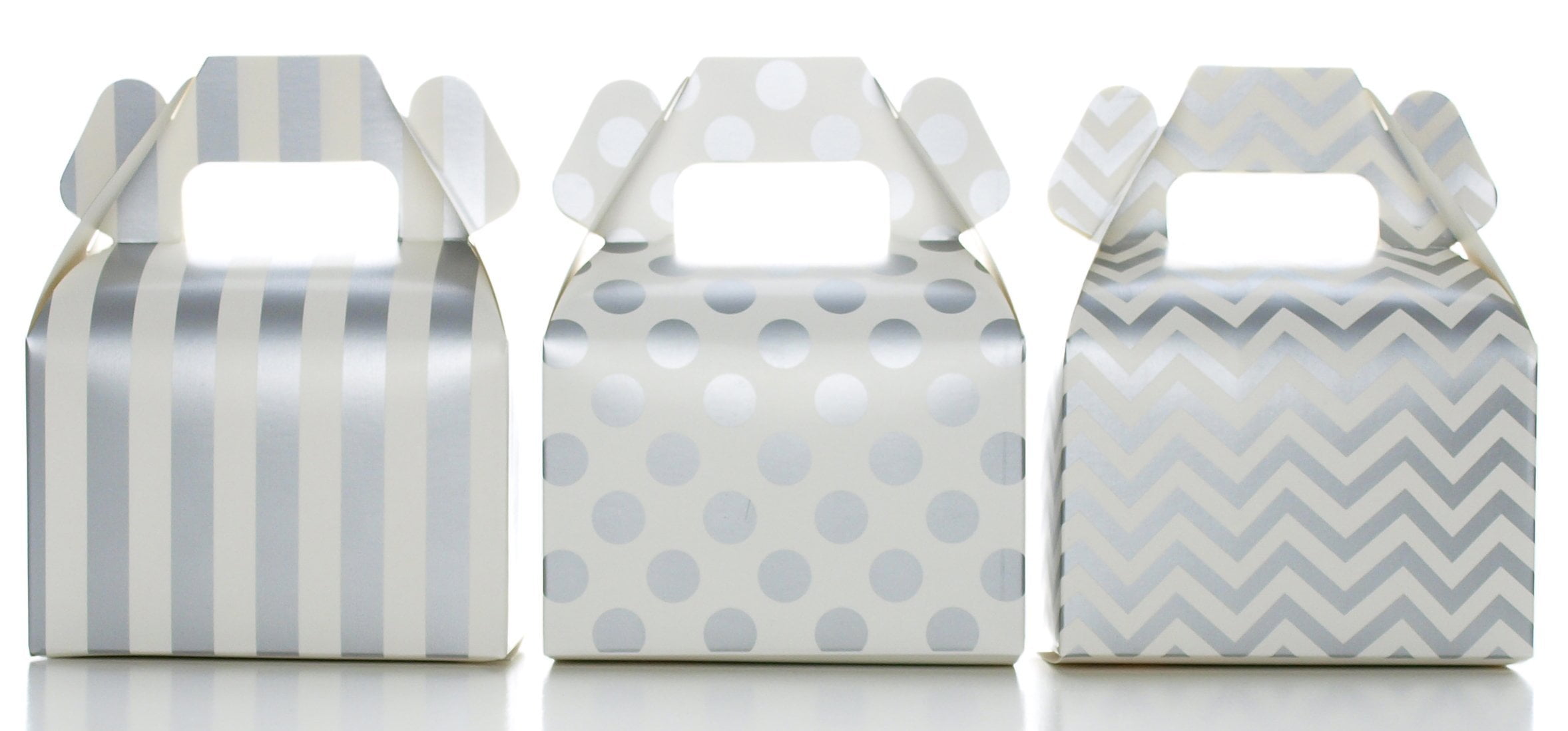 Food With Fashion Candy OIF8 Box Kit, Silver Wedding Party Favors (36 ...