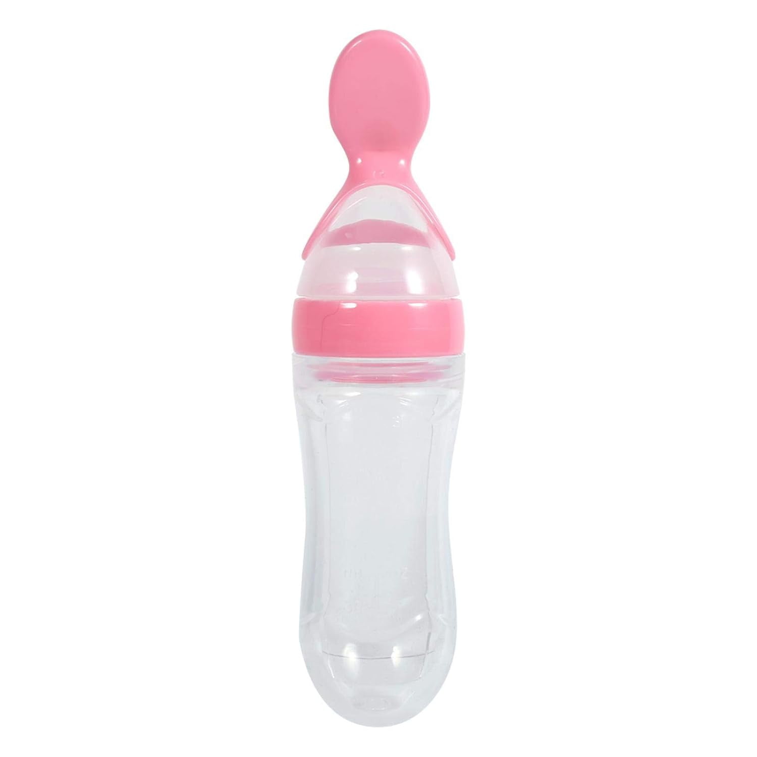 Food Feeder Cartoon Silicone Squeeze Feeding Bottle with Dispenser ...