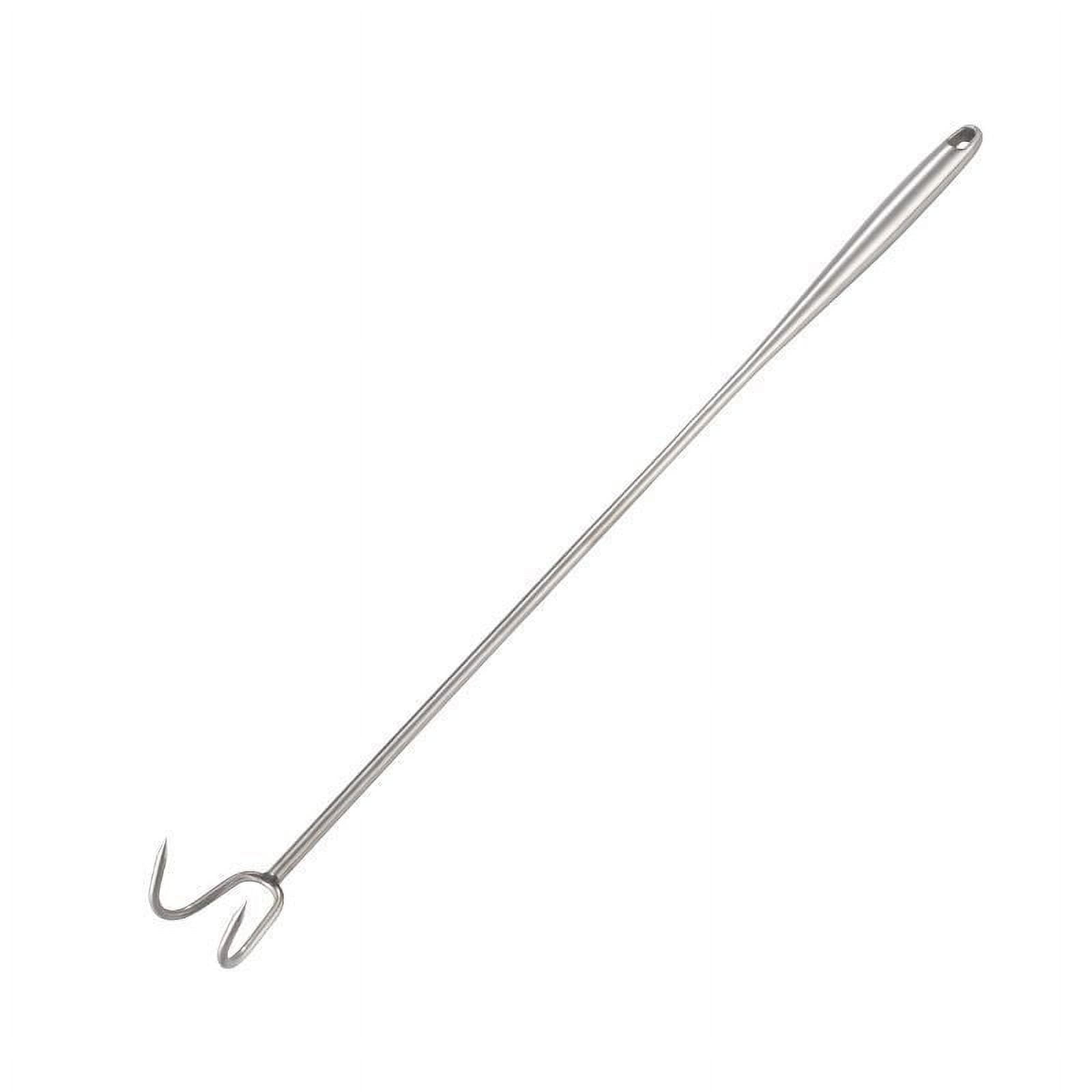 Food Flipper Turner Hook with Handle Ideal for Grilling and Roasting ...