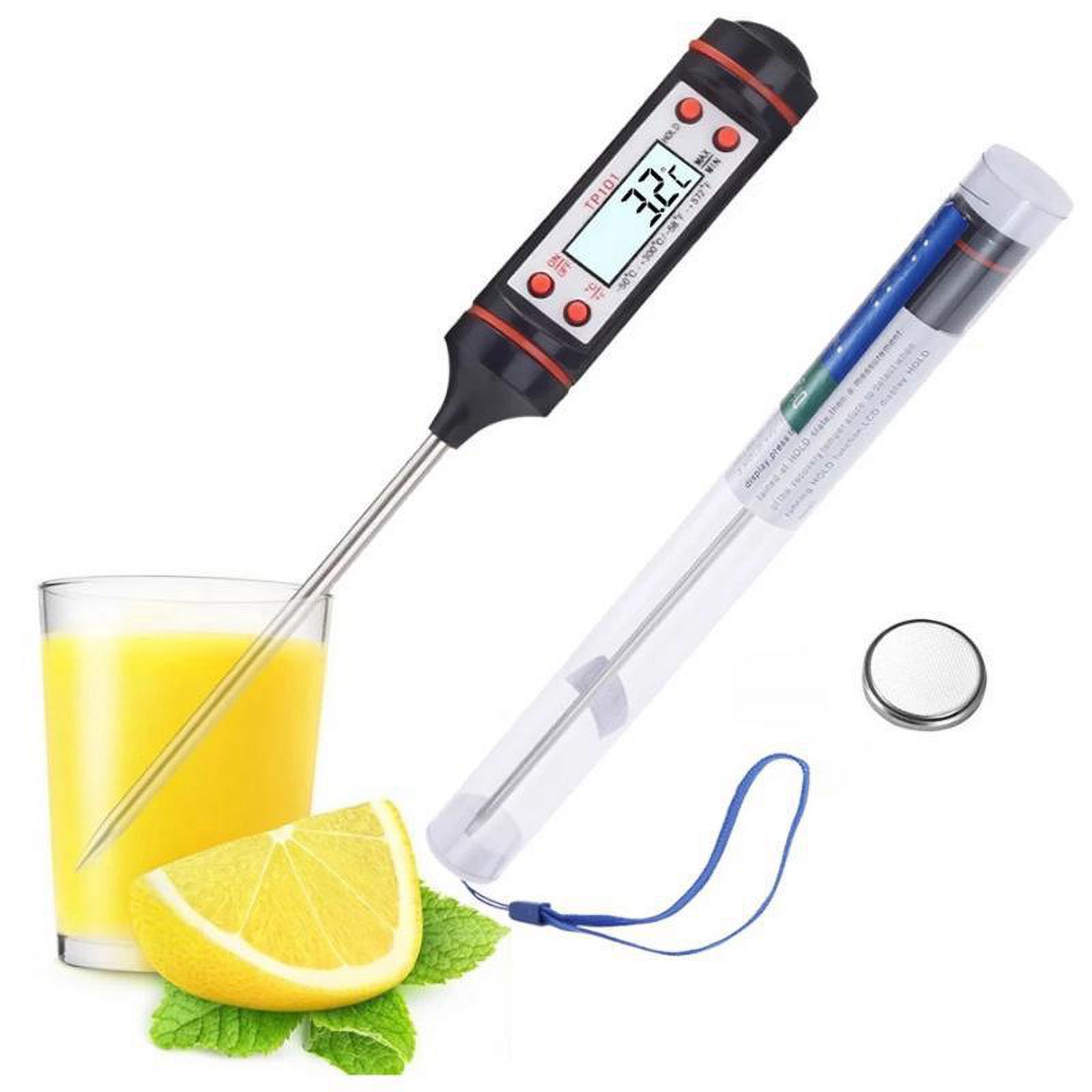 Food Food Pen Thermometer Electronic Probe Digital Display Liquid BBQ ...