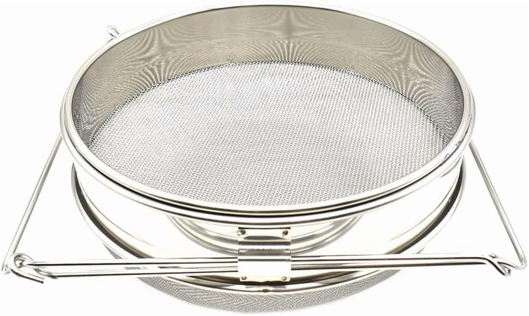 Food Grade 304 Double Sieve Stainless Steel Bucket Top Honey Strainer ...