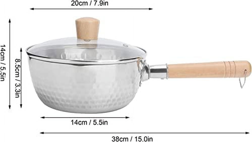 Food Grade 304 Stainless Steel Saucepan, Milk Sauce Pan, Japanese ...