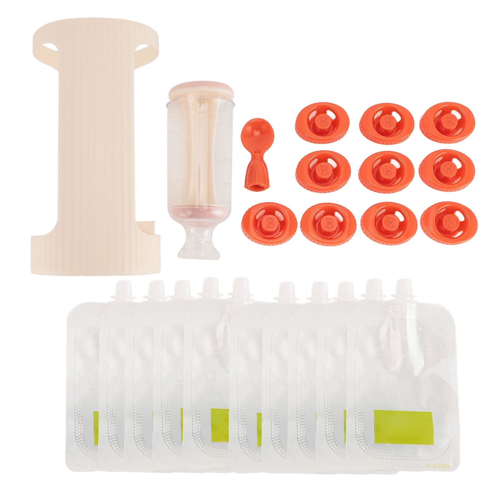 Food Grade Baby Food Pouch Maker, Safe, Hygienic, Manual Squeeze ...