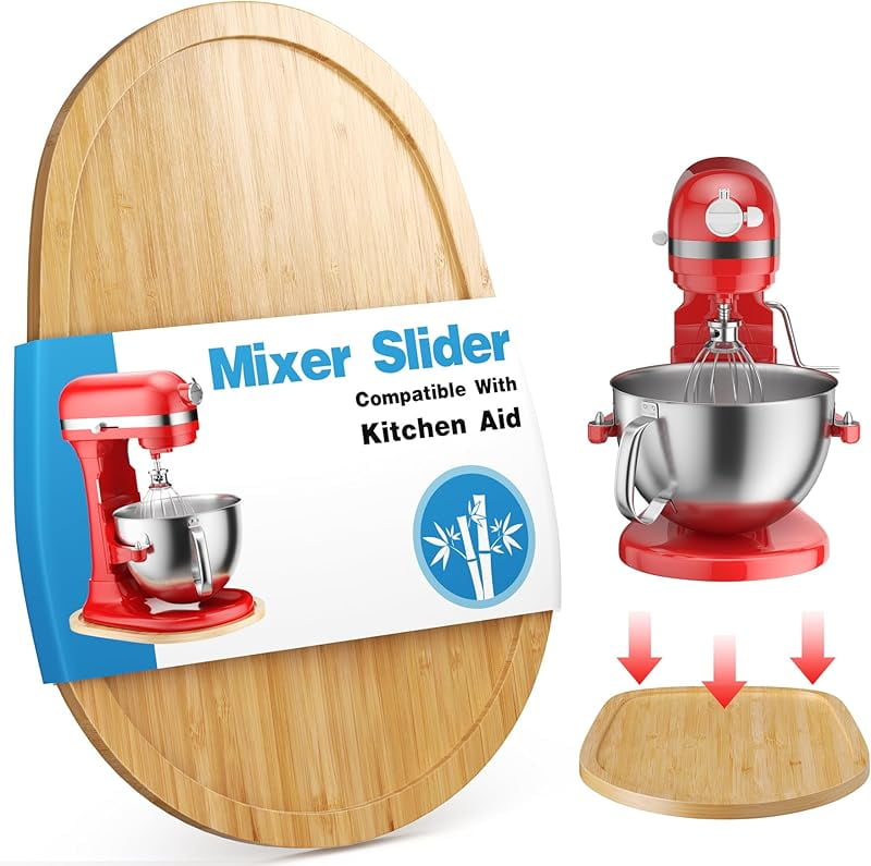 Food-Grade Bamboo Mixer Slider for 4.5-5 Qt Tilt Head Stand Mixer ...