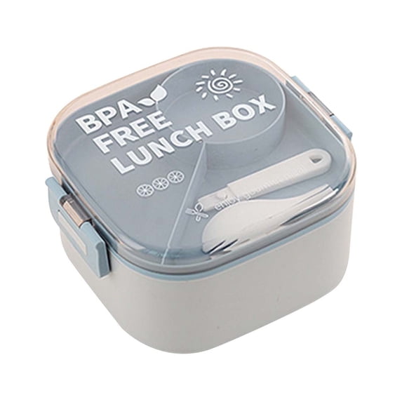 Food-Grade Double-Layer Leak-Proof Lunch Box with Movable Compartments ...