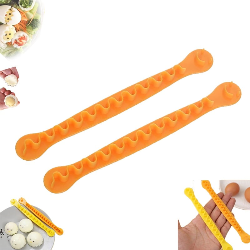 Food-Grade Fancy Egg Cutter Vertical Crinkle Press-Type Cutter for Hard ...