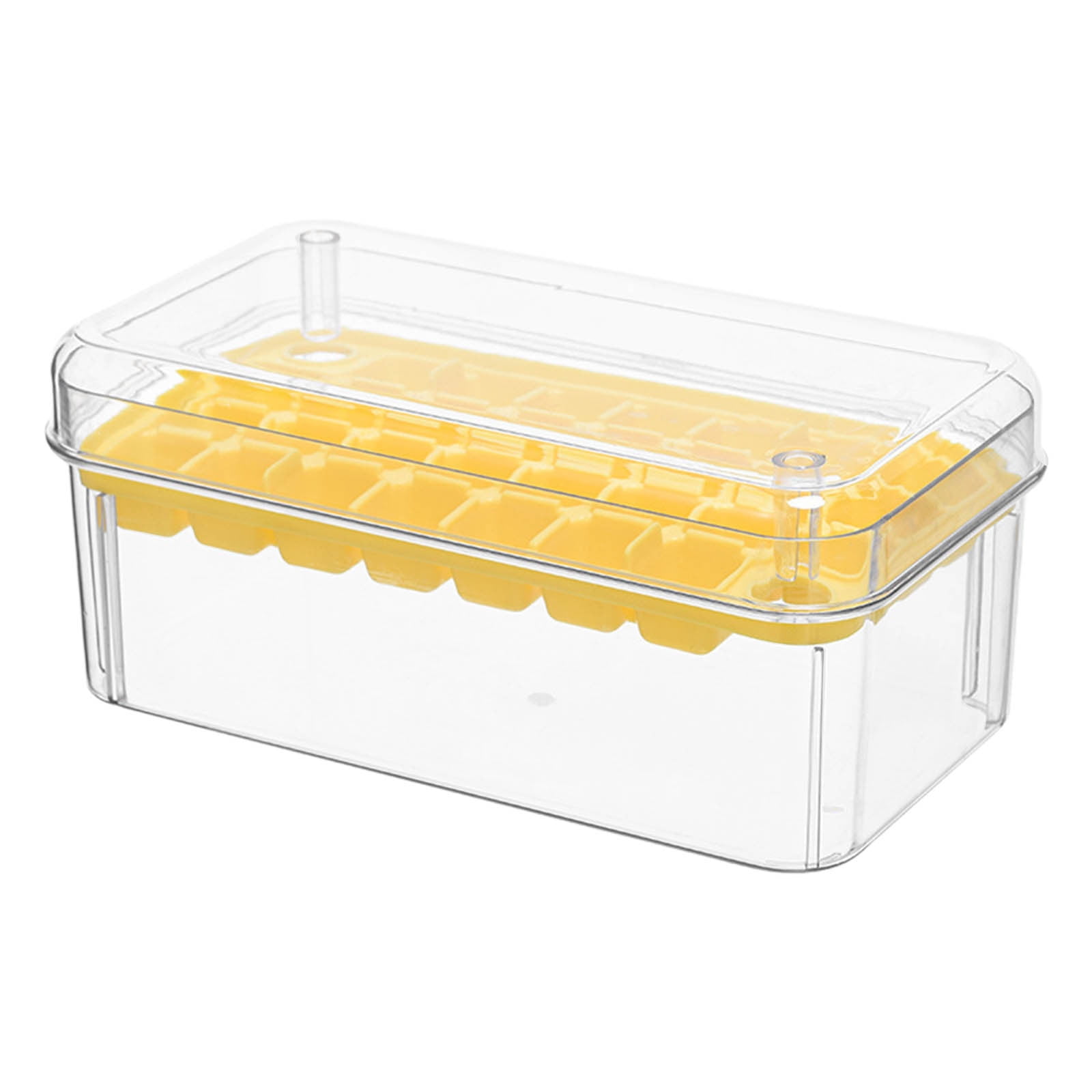 Food Grade Ice Cube Maker with Leakproof Lid | Home Refrigerator Ice ...