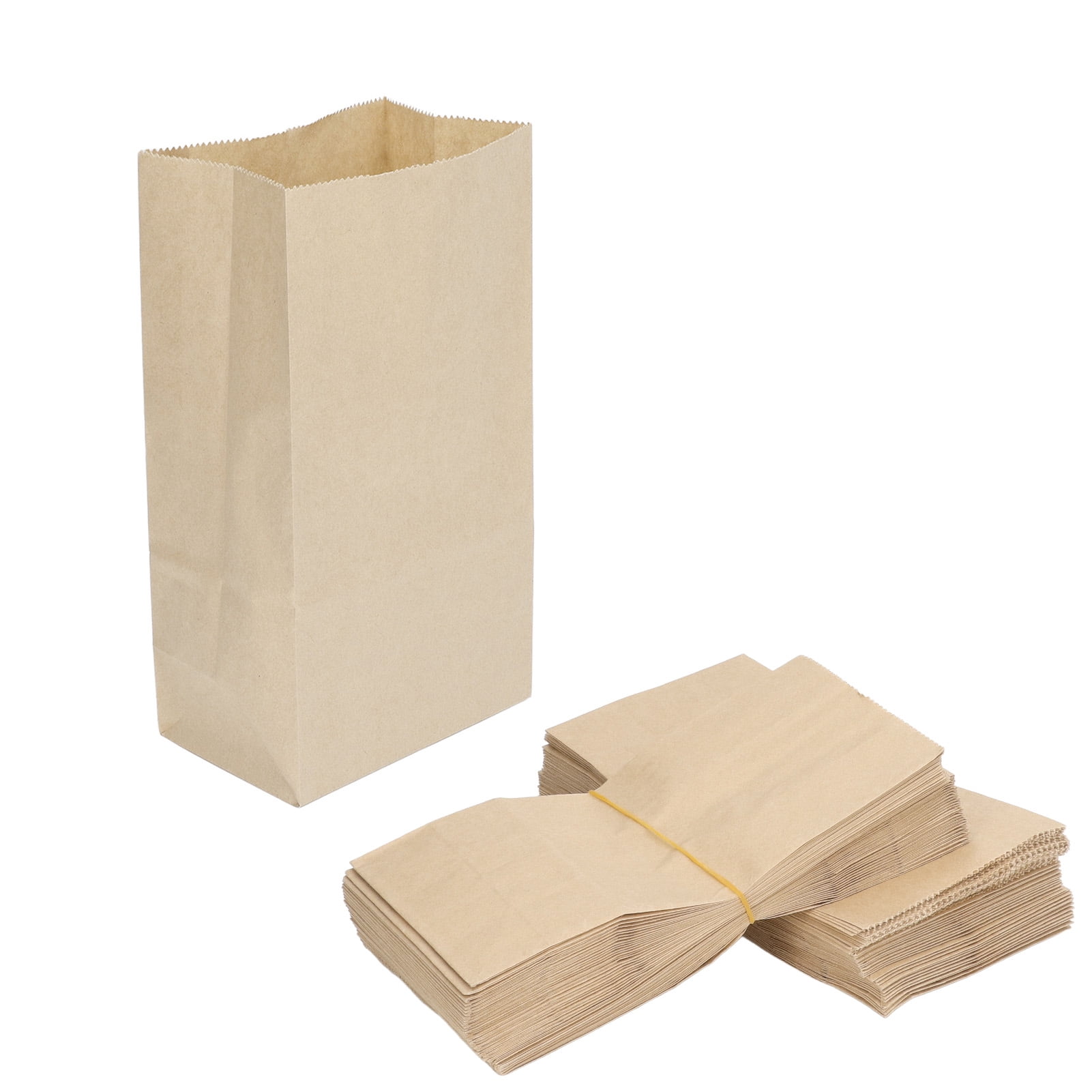 Food Grade Kraft Bags, Greaseproof, Tear Resistant, 100 Pack for ...