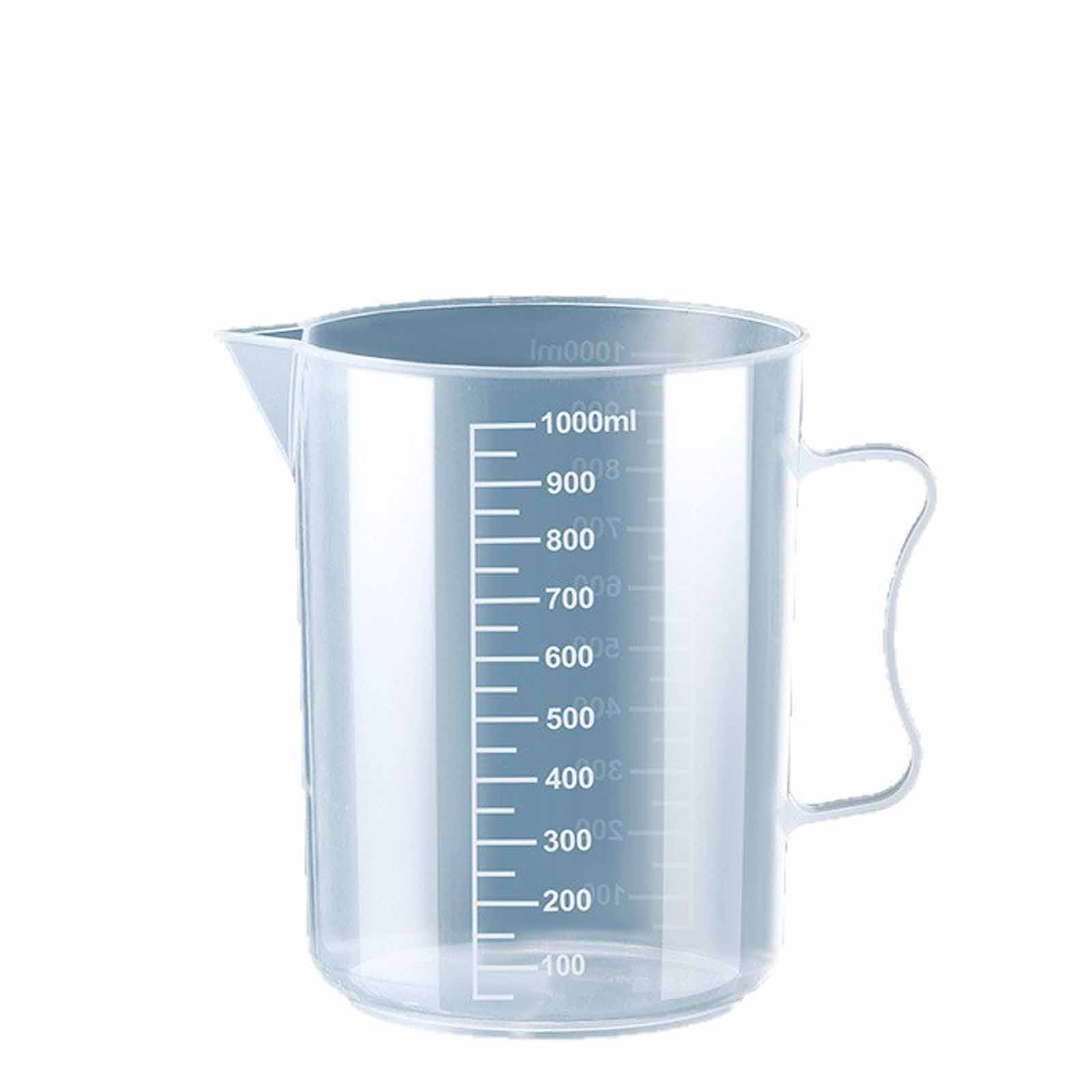 Food-Grade Measuring Cup With Lid, Large-Capacity Cylinder With Clear Scale Markings ...