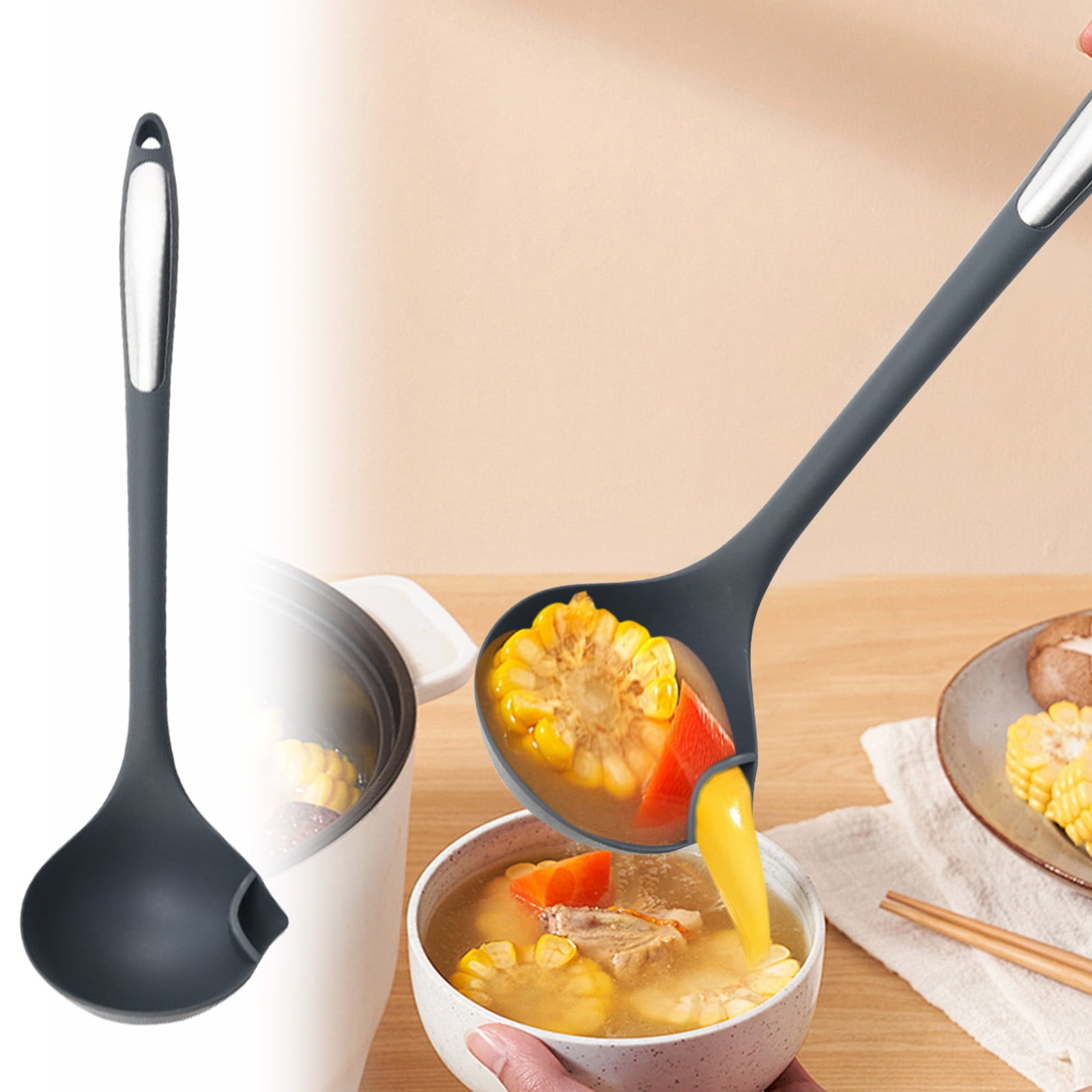 Food Grade Oil Filter Spoon-High-Temperature Resistant Flexible Non ...