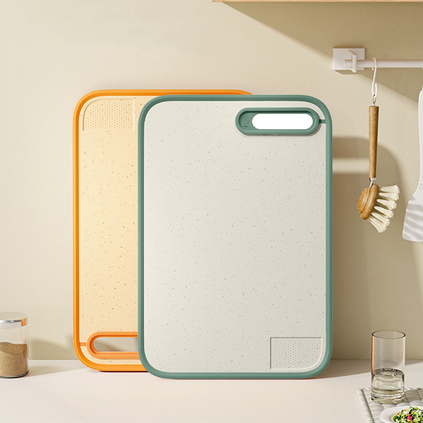 Food Grade Plastic Chopping Board, Dual-Sided Prep Surface, Non-Slip ...