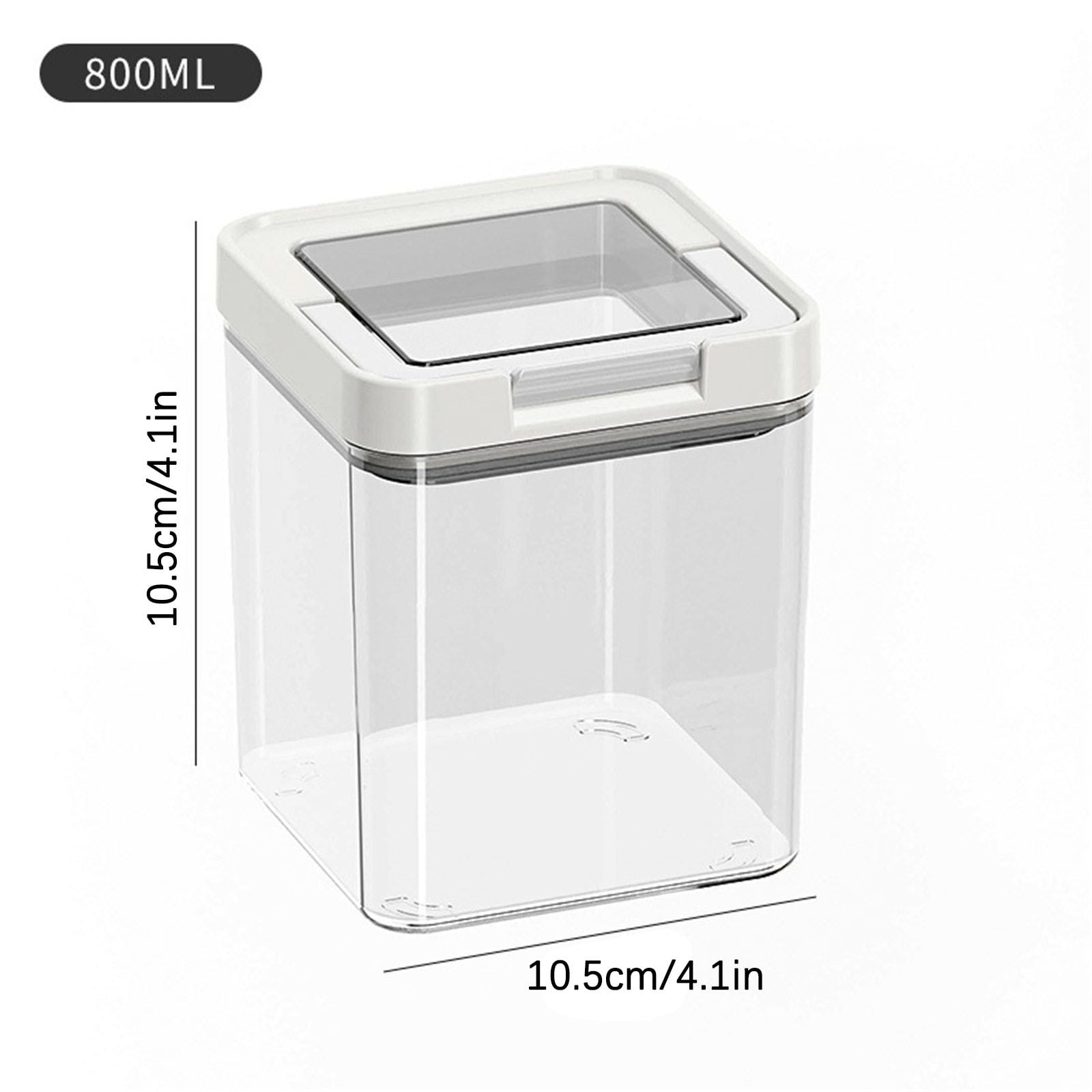 Food Grade Plastic Kitchen Grain Storage Jars | Transparent Airtight ...