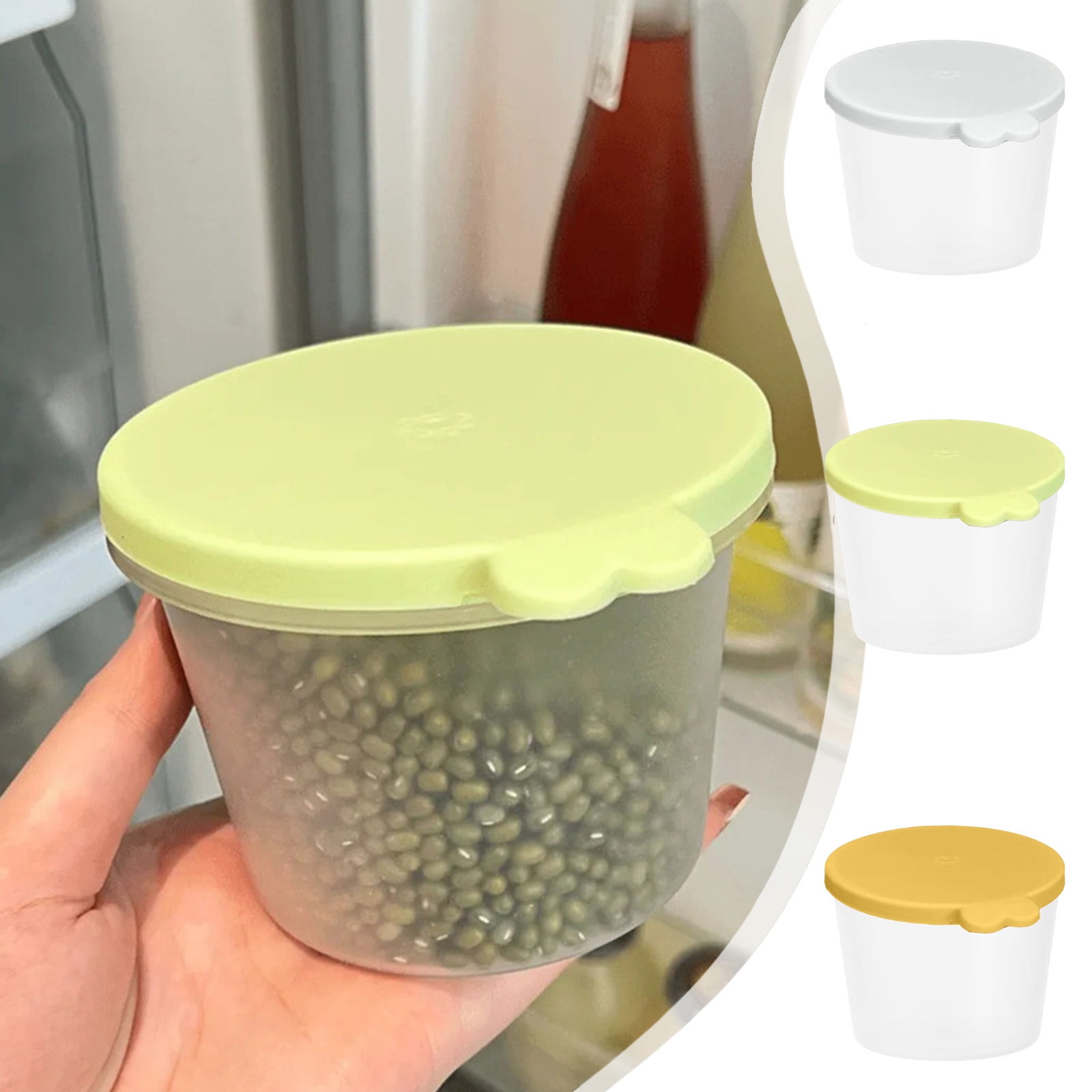 Food Grade Plastic Storage Jars Kitchen Sealing Jars Airtight Container ...