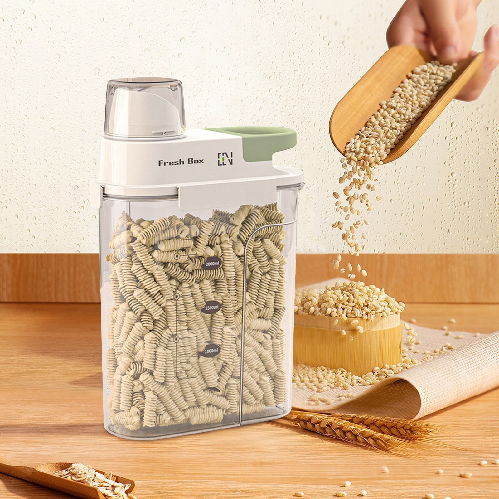 Food Grade Sealed Container, Bulk Grain Storage Box, airtight Lockable ...