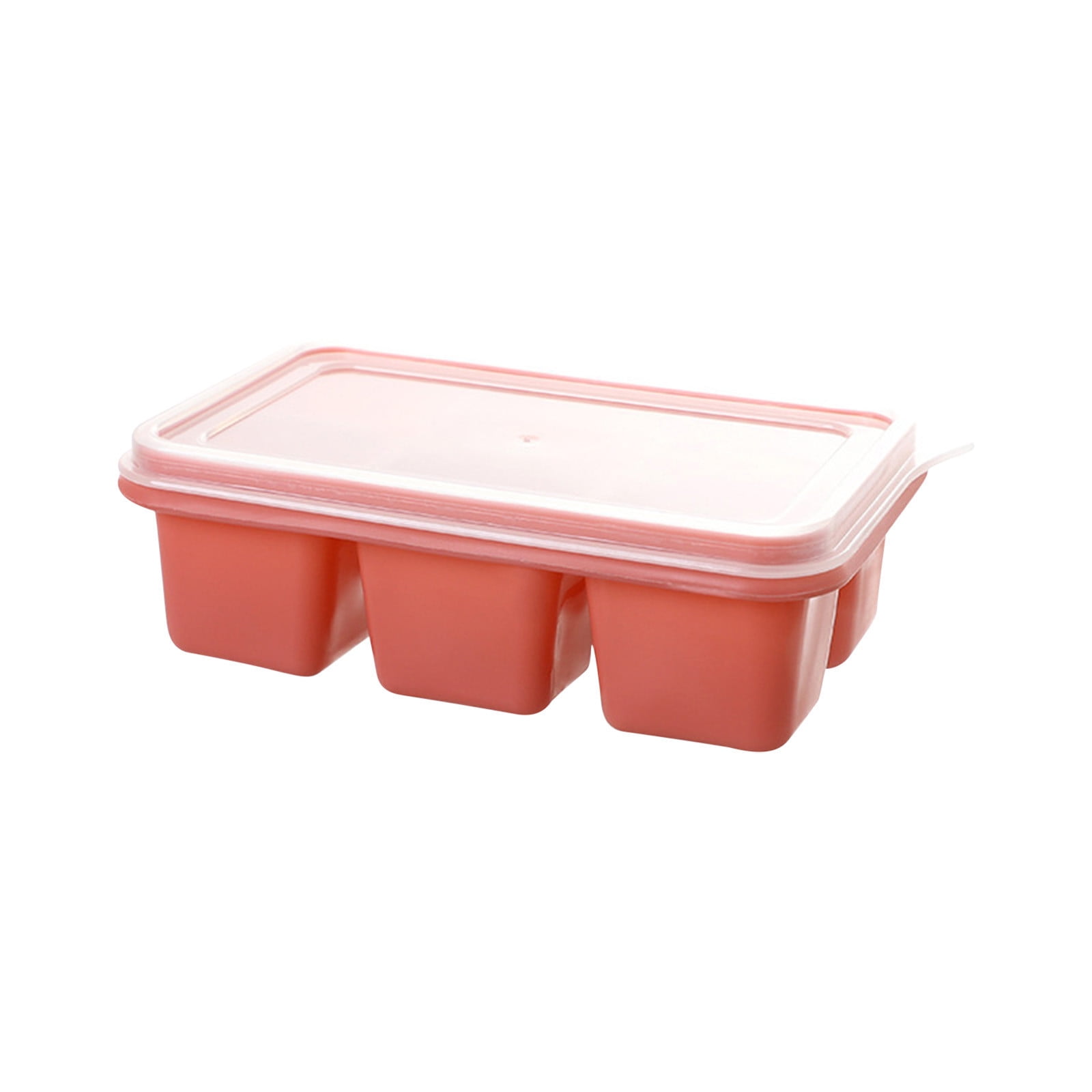 Food Grade Silica Gel Ice Block Tray with Lid | Reusable Refrigerator ...