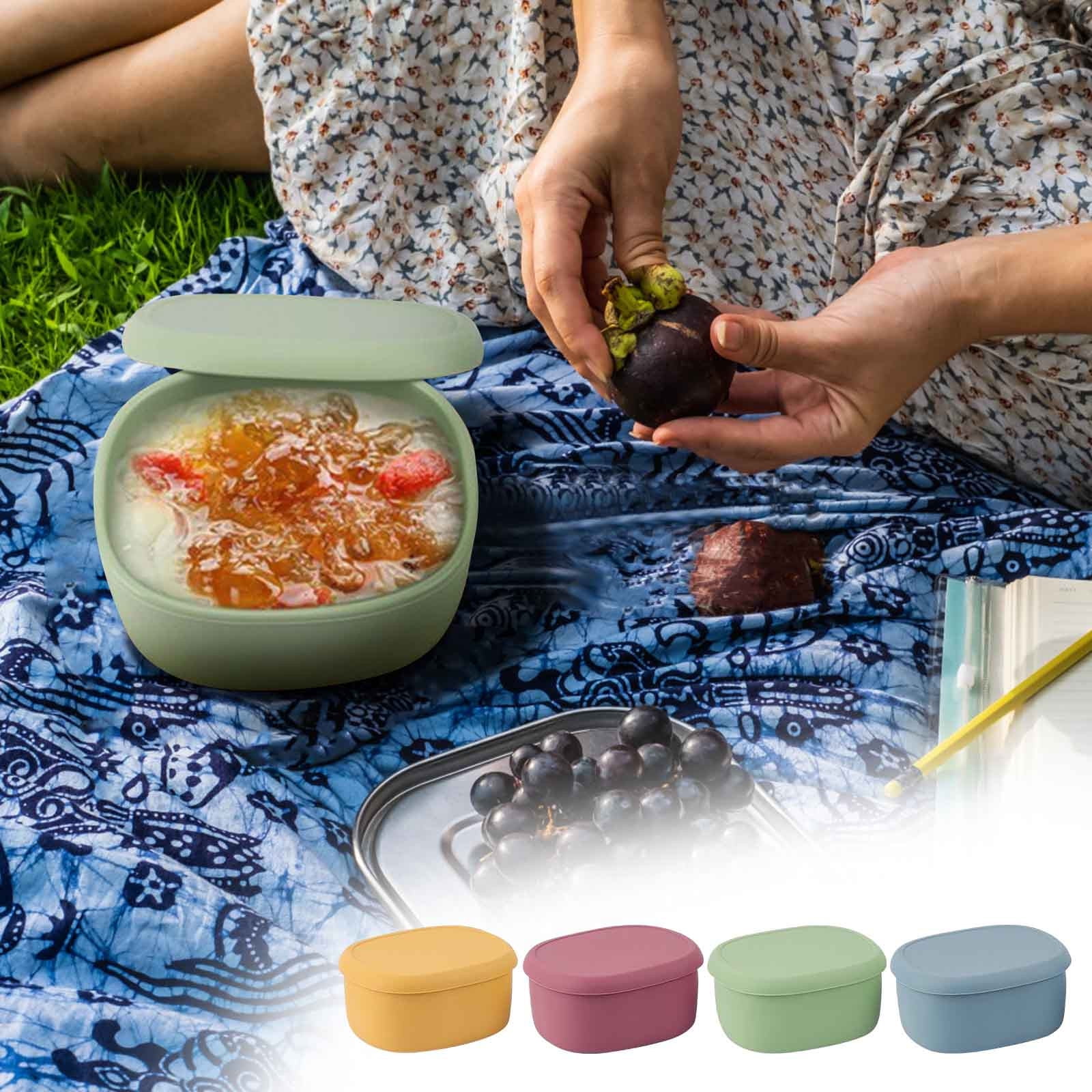 Food-Grade Silica Gel Snack Box, Microwave Safe Snack Box, Insulated ...