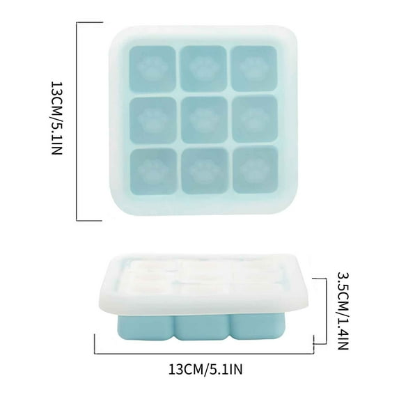 Food-Grade Silicone Ice Block Maker – Easy-Release, Compact ...