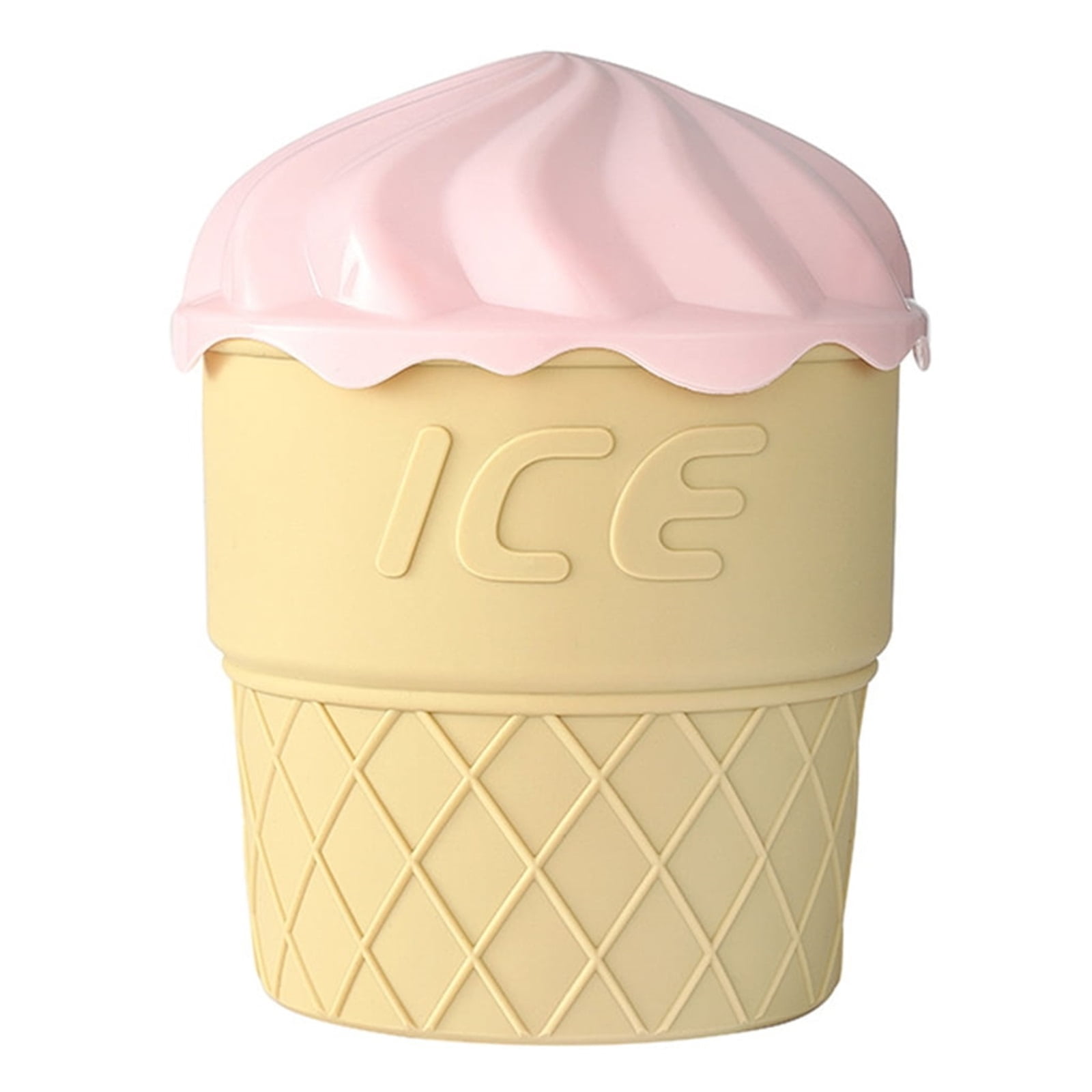 Food Grade Silicone Ice Cream Container Double-layer Ice Bucket with ...