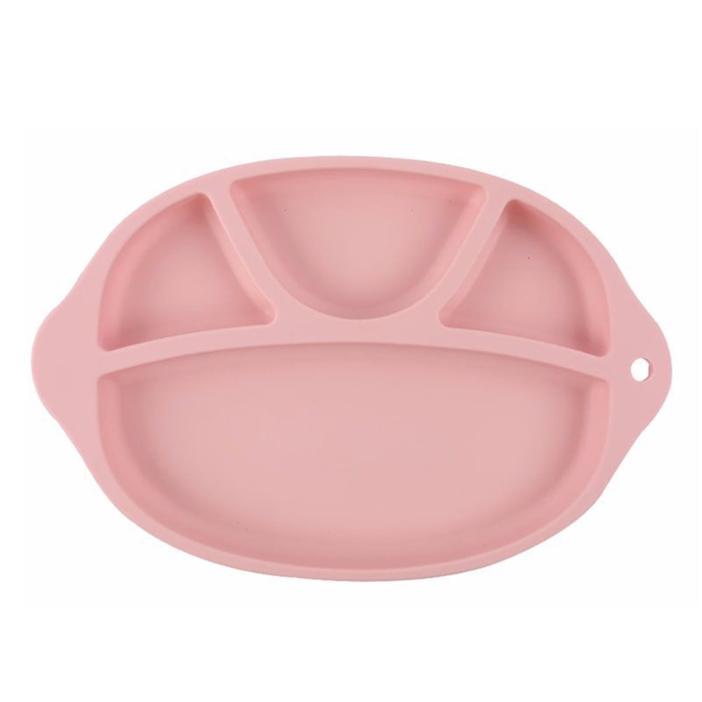 Food Grade Silicone Kids Partition Tray Drop-proof Rices Dish Holder ...