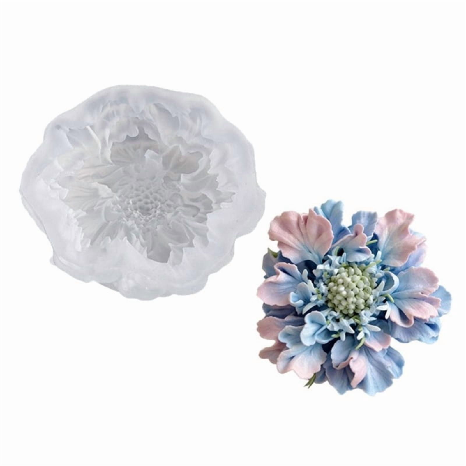 Food Grade Silicone Mousse Cake Molds Flower Shape Handmade Dessert ...