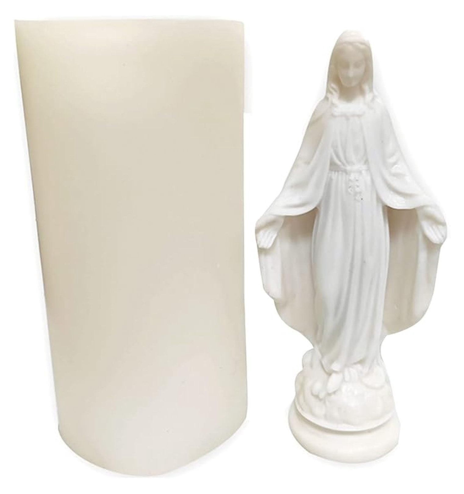 Food-Grade Silicone Sugarcraft Mould 3D Virgin-Mary Shape Cake ...