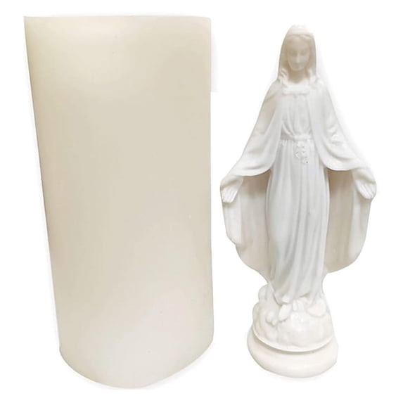 Food-Grade Silicone Sugarcraft Mould 3D Virgin-Mary Shape Cake ...