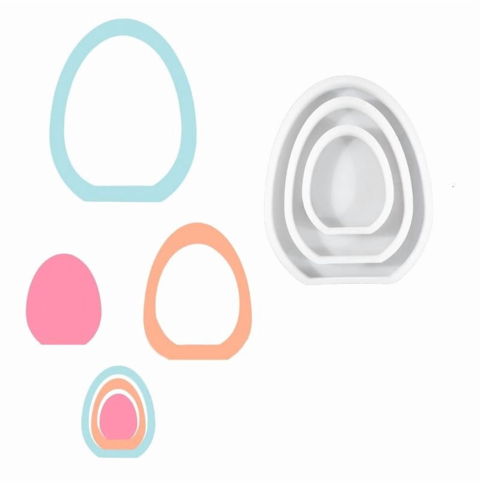 Food Grade Silicones Easters Eggs Frame Crafting Mold With Intricate ...