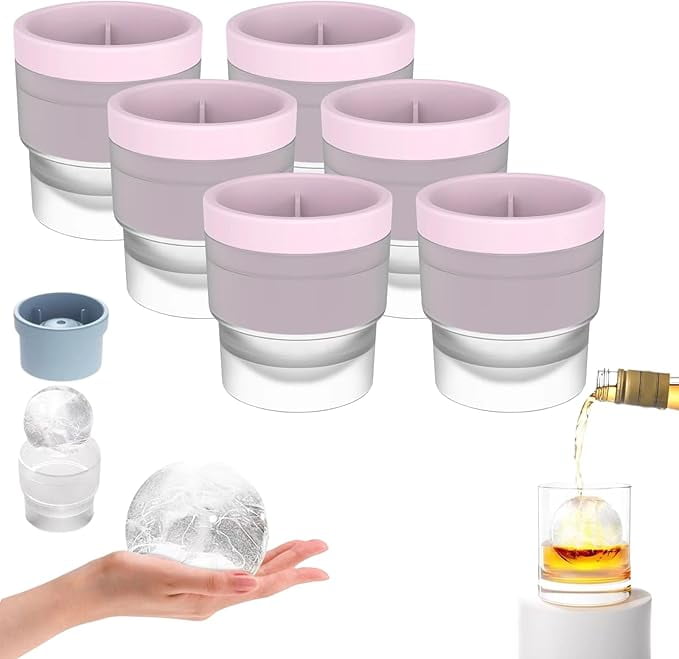 Food Grade Stackable Slow Melting DIY Ice Ball for Cocktail Whiskey ...