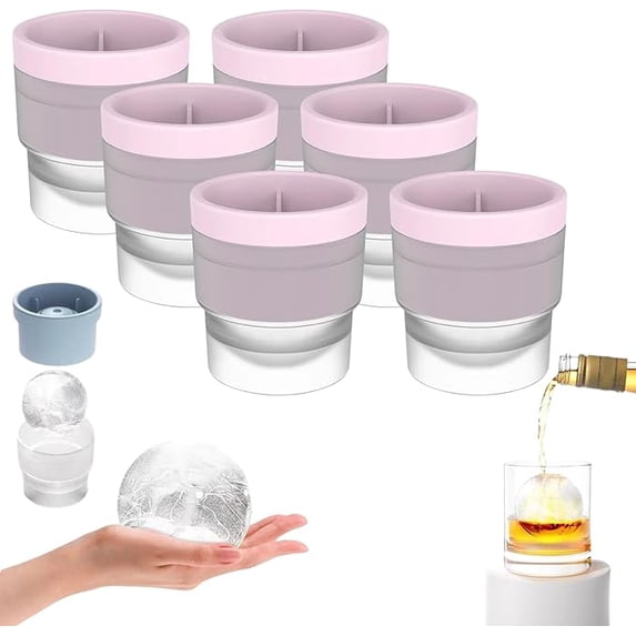 Food Grade Stackable Slow Melting DIY Ice Ball for Cocktail Whiskey ...
