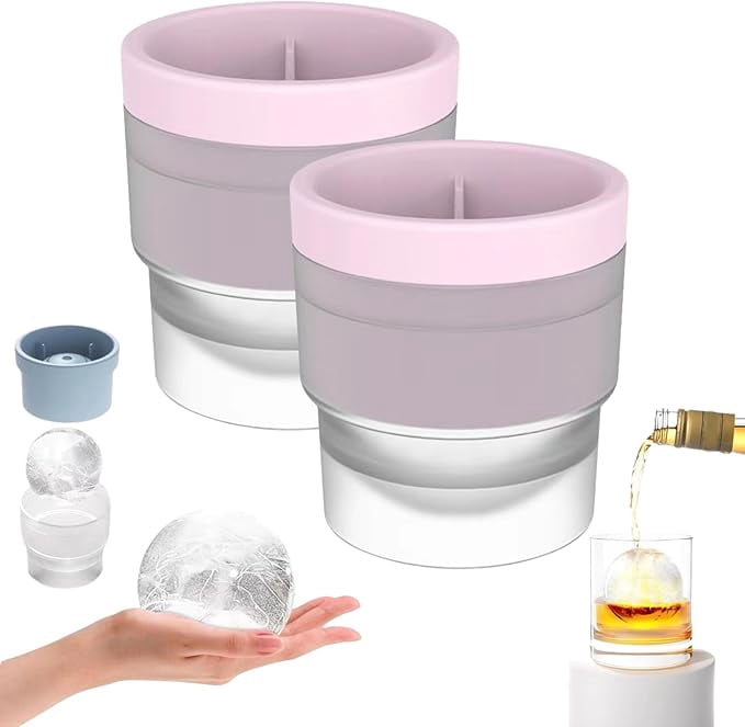 Food Grade Stackable Slow Melting DIY Ice Ball for Cocktail Whiskey ...