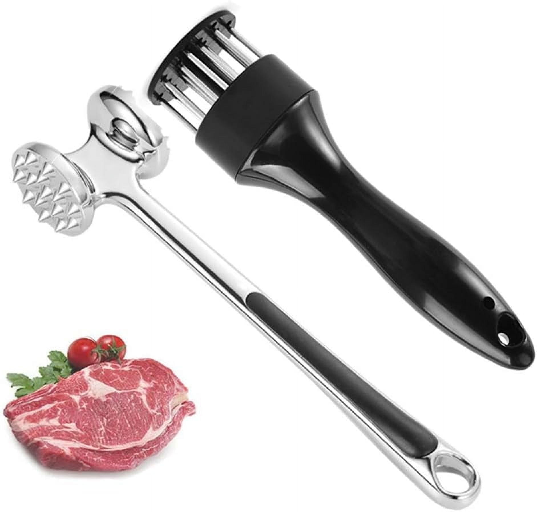 Food Grade Stainless Steel Meat Tenderizer, Ergonomic Non Slip Design ...