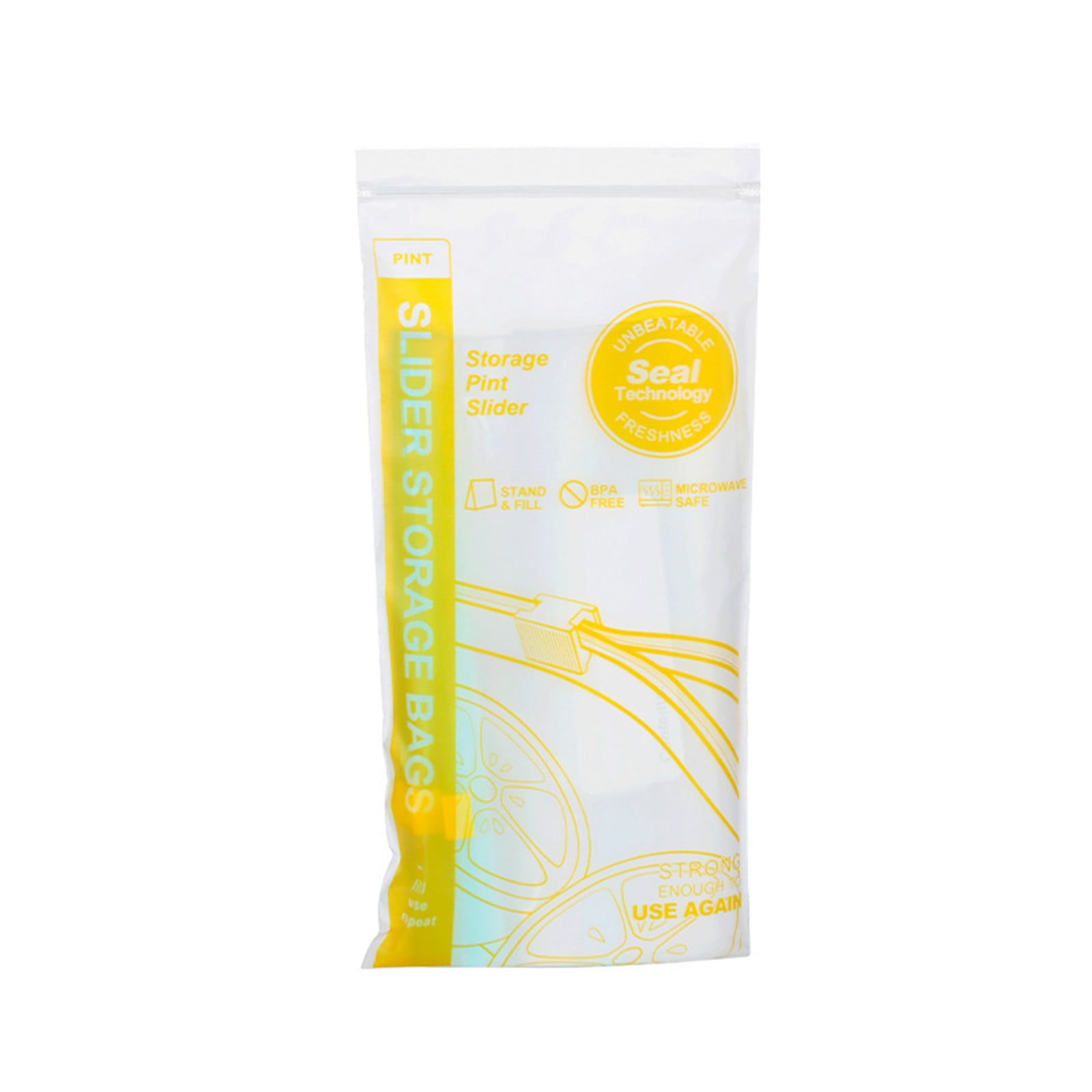 Food Grade Ziplock Sealed Bags for Home Use - Airtight Resealable ...