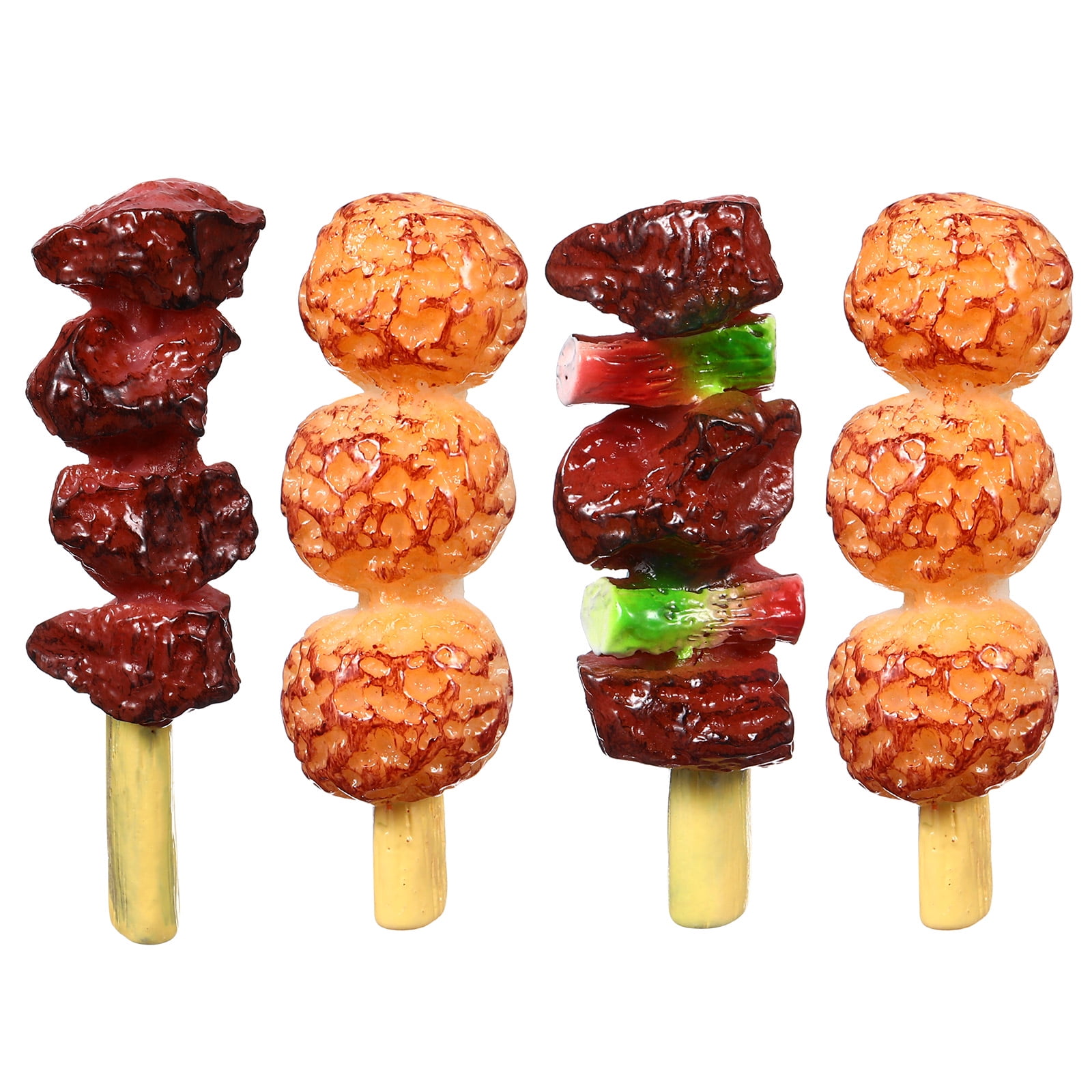 Food Grill Kids Play Kitchen Fake Bbq Barbecue Set Meat Model Pretend ...