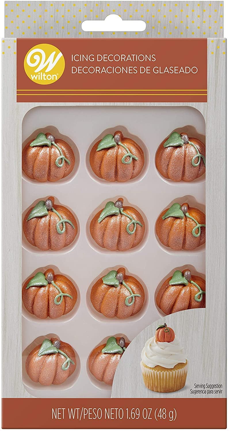 Food Items Pumpkin Icing Decorations - Walmart.com
