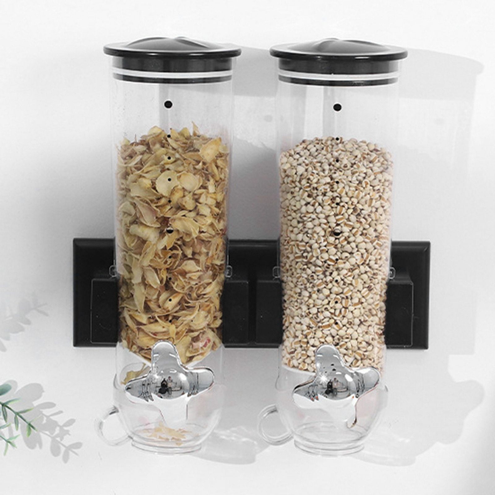Food Jar Dispenser Safe Airtight High Capacity Grains Cereal Bucket ...
