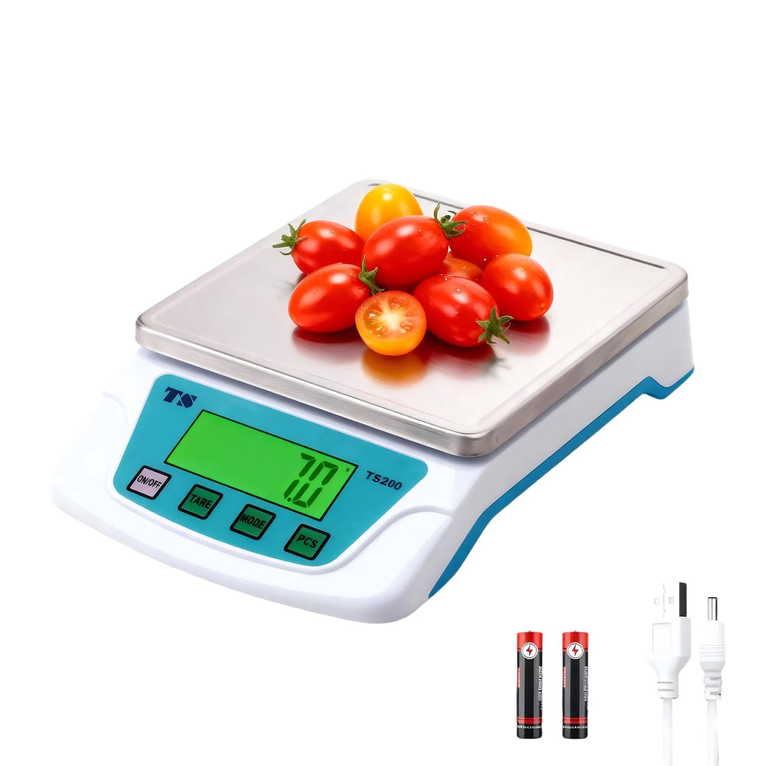 Food Kitchen Scale 22lb/0.2g Precision -304 Stainless Steel with ...