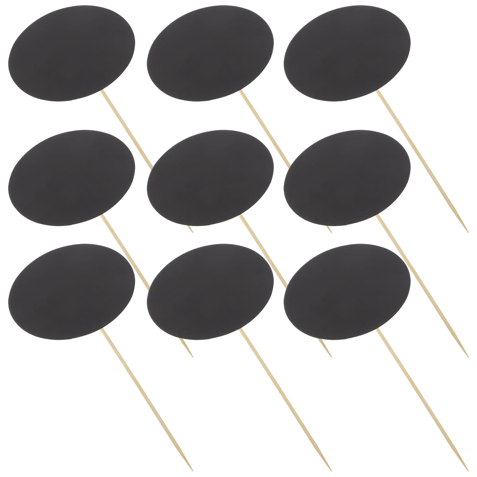 Food Labels for Party Cupcake Toppers Blank Cheese Markers Insert ...