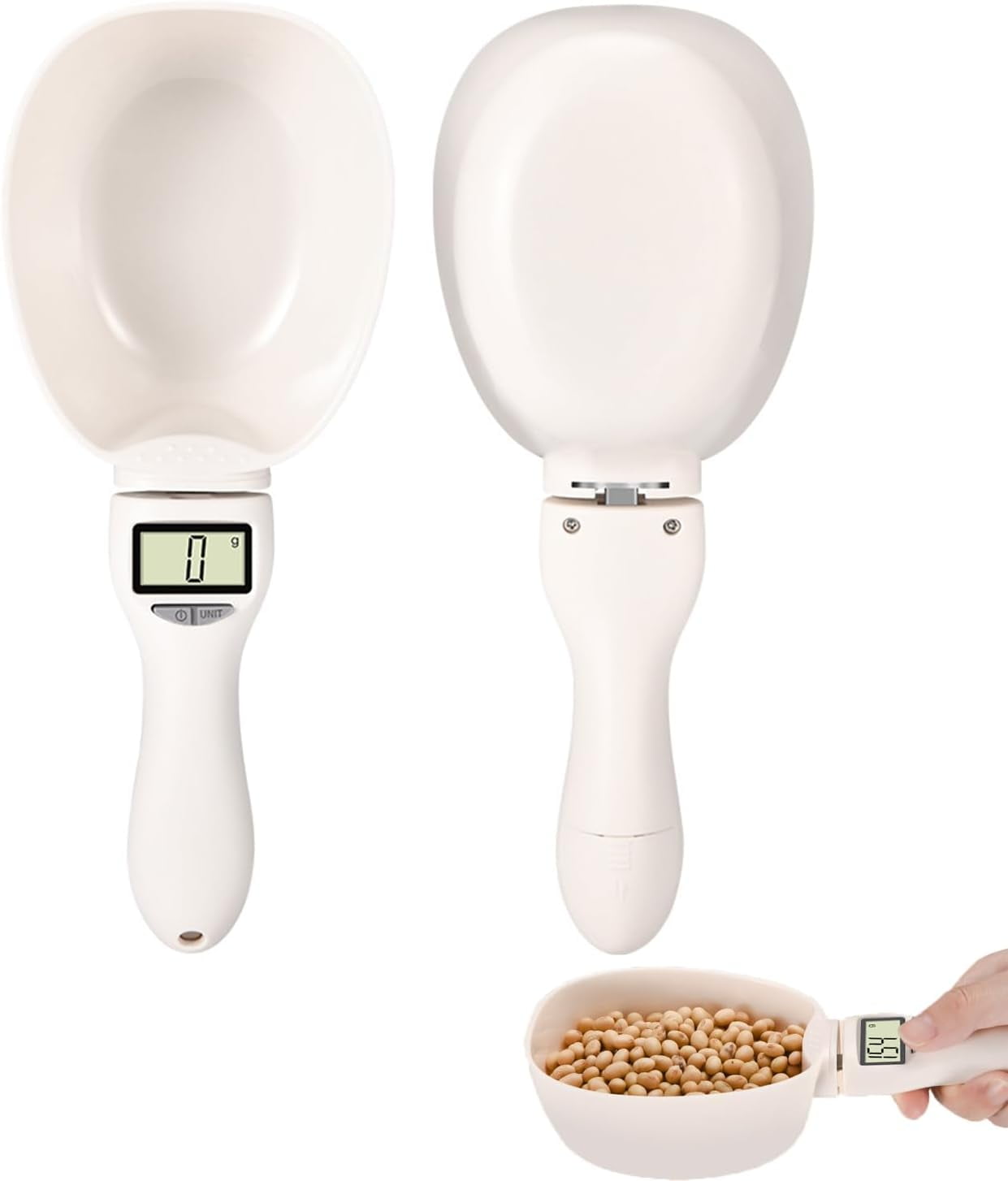 Food Measuring Scoop Scale, 800g/0.1g High Precision Digital Measuring ...