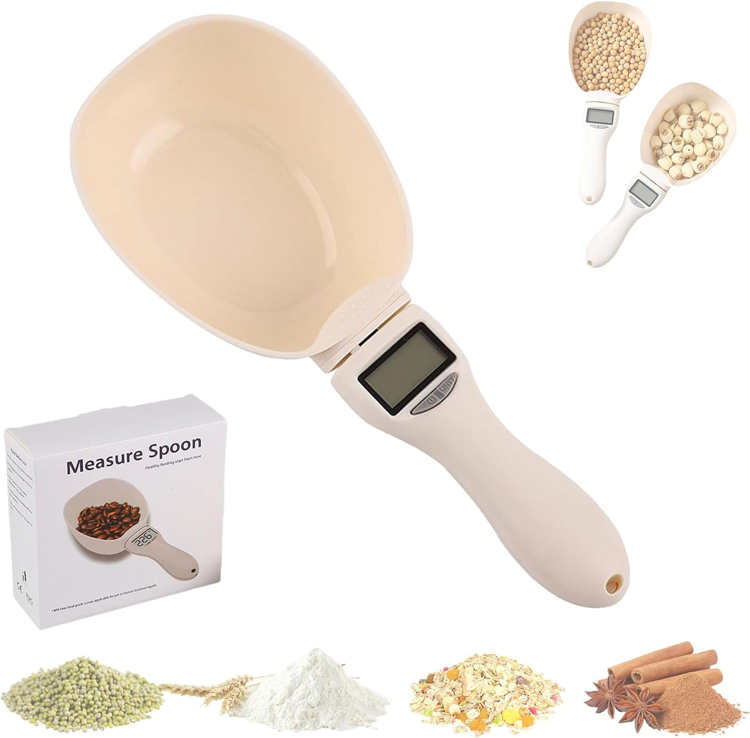 Food Measuring Scoop Scale, Digital Measuring Spoon, Electric Measuring ...