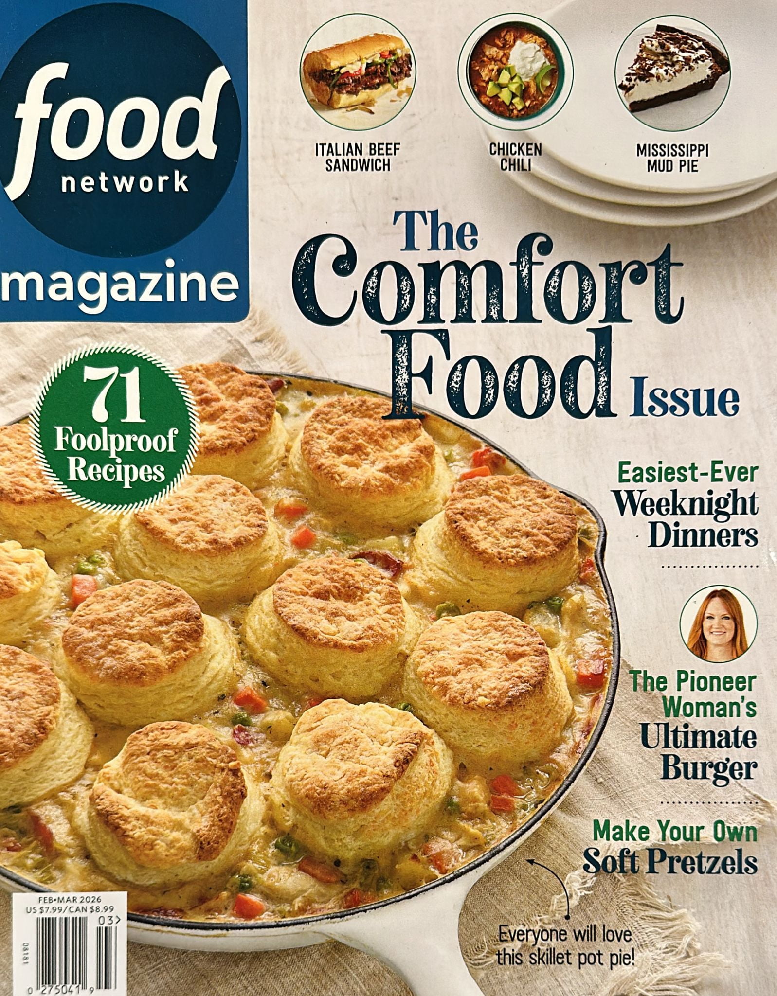 Food Network Magazine February March 2026 - Walmart.com