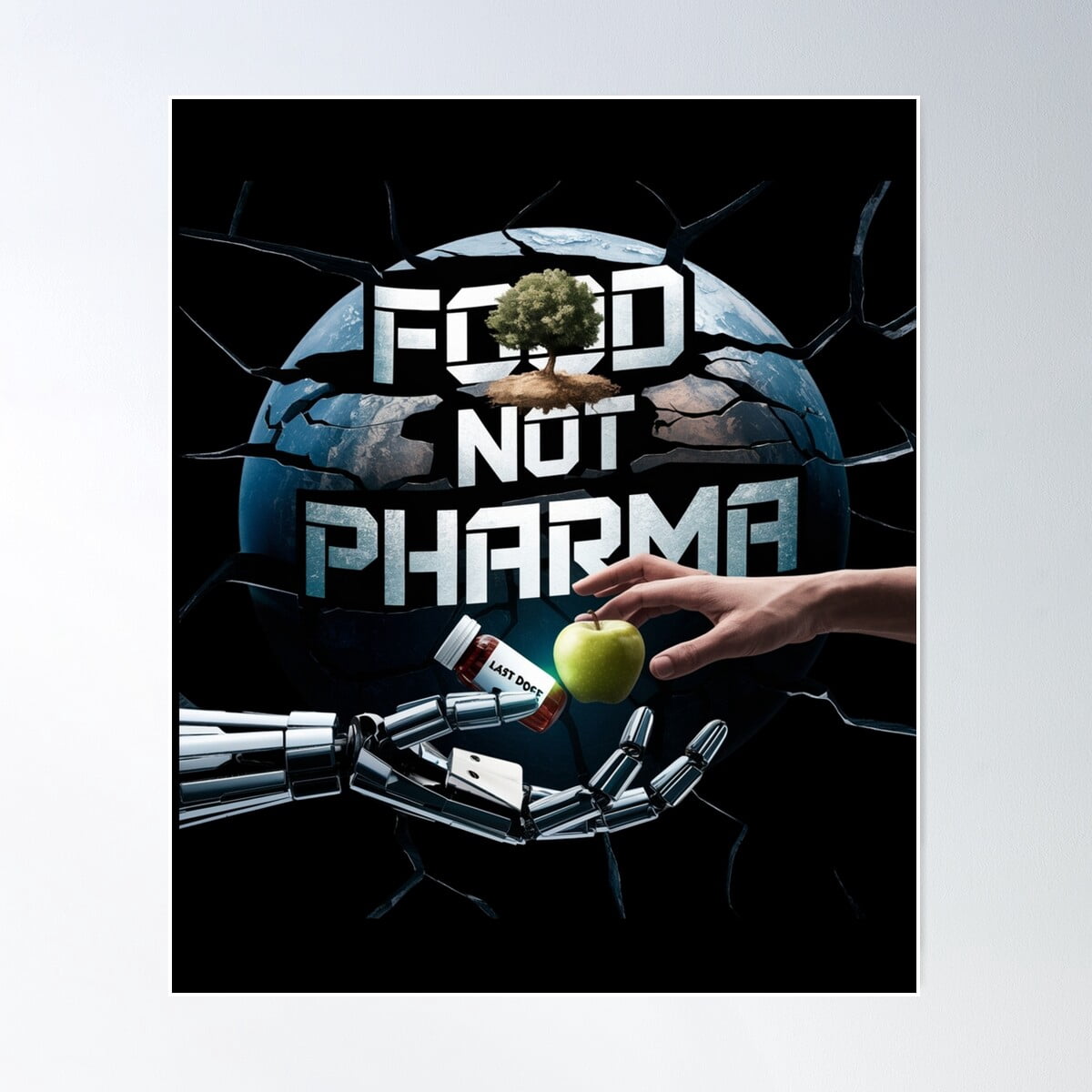 Food Not Pharma - The Last Tree Of Life – Food Or Pill? Poster Wall Art ...