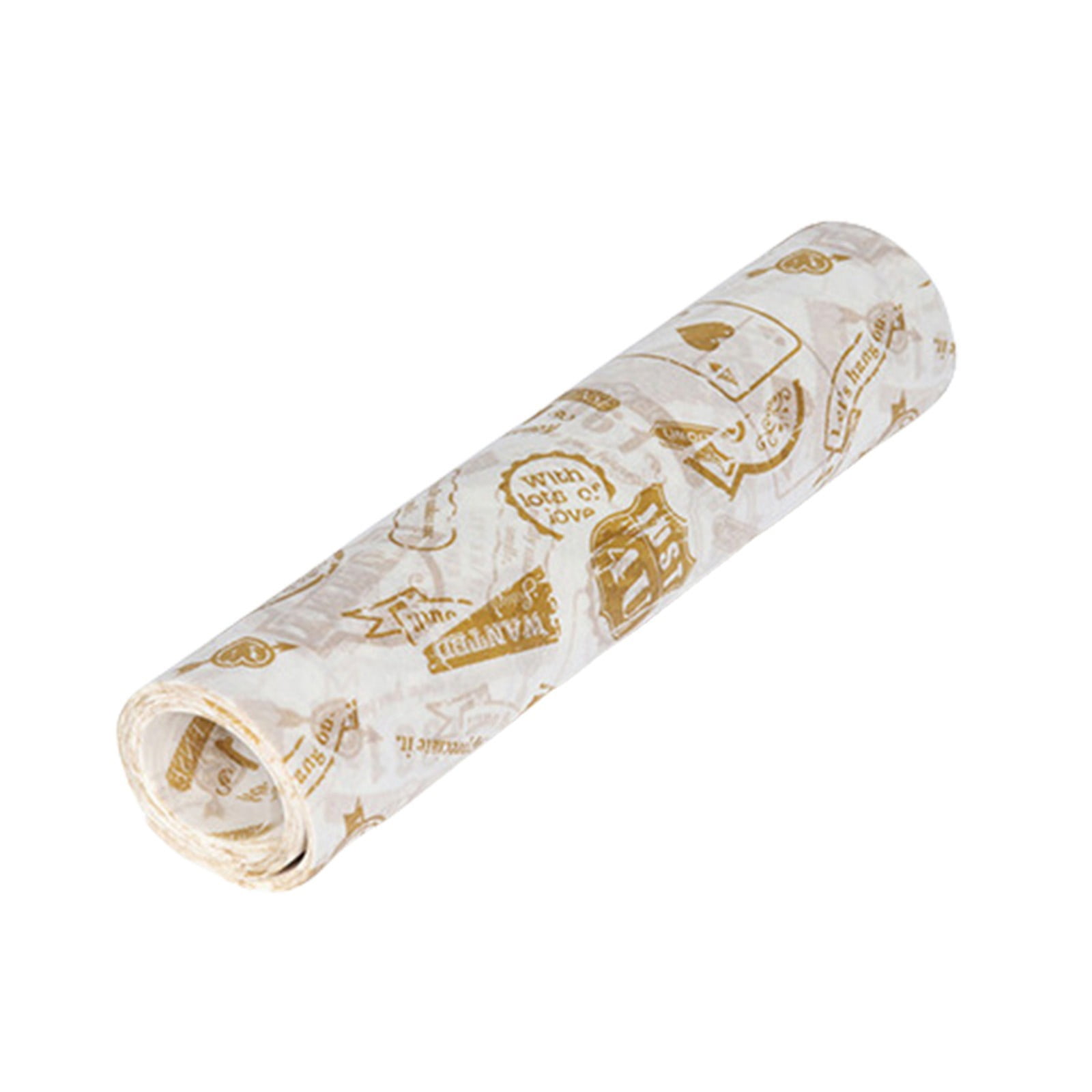 Food Packaging Paper, Oil Resistant Wax Paper, 50 Sheets Printed ...