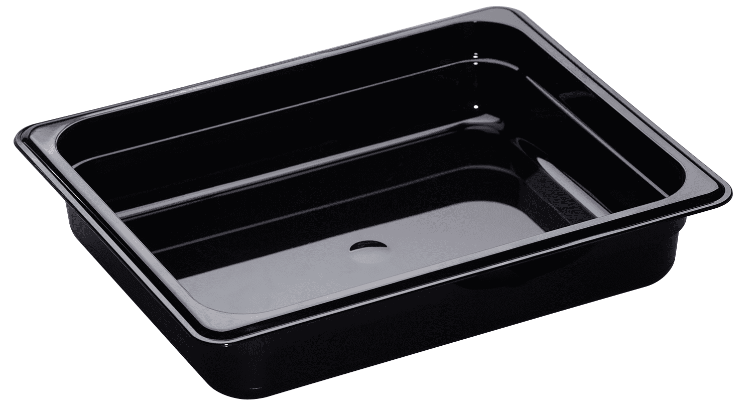 Food Pan 1/2 X 2" H-PanÃ Â® Black - Walmart.com