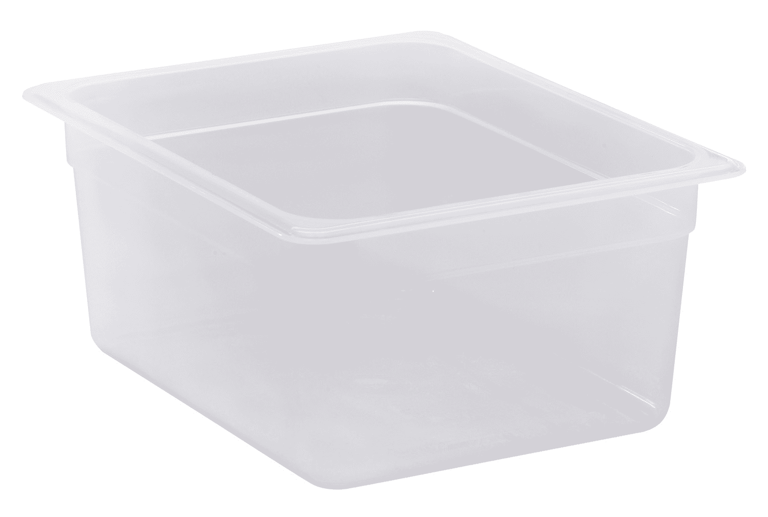 Food Pan 1/2 X 6" Polypropylene Translucent - Walmart.com