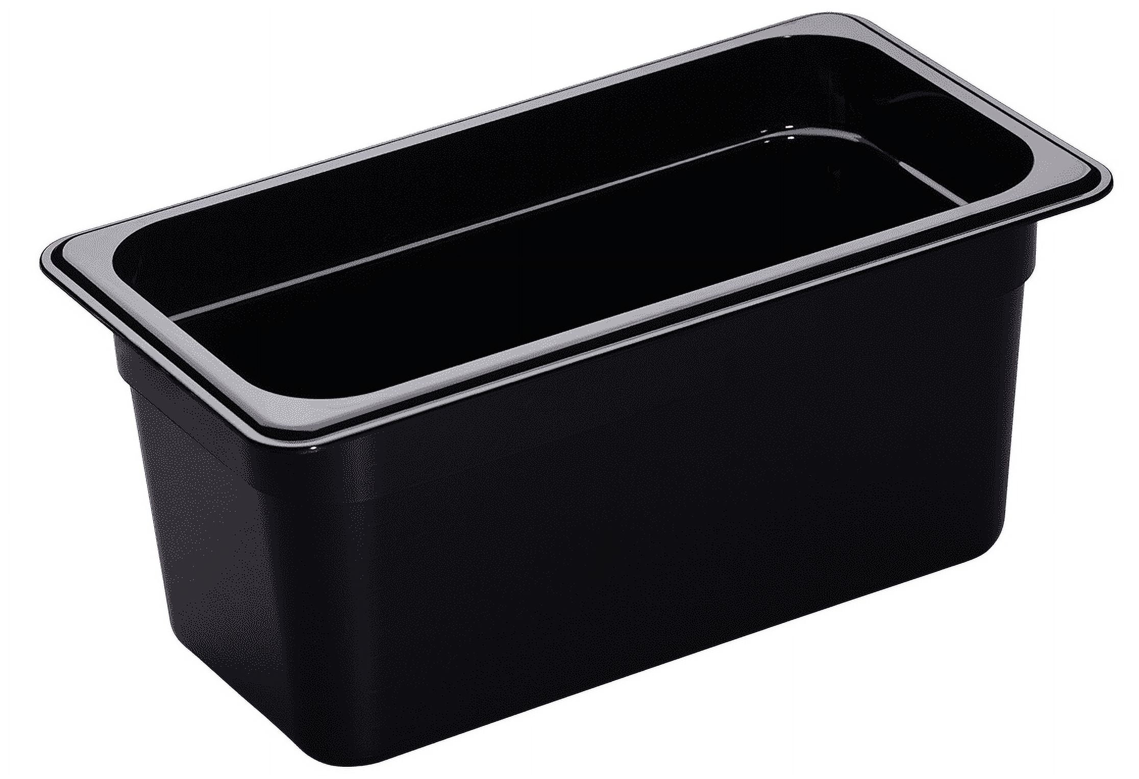 Food Pan 1/3 X 6" H-PanÃ Â® Black - Walmart.com