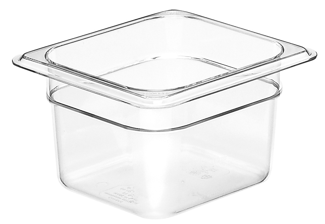 Food Pan 1/6 X 4" CamwearÂ® Clear - Walmart.com