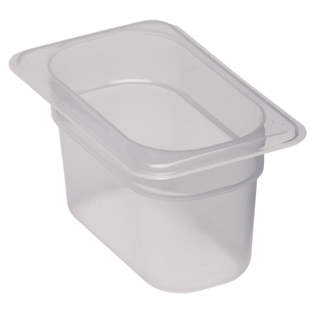 Food Pan 1/9 X 4" Polypropylene Translucent - Walmart.com